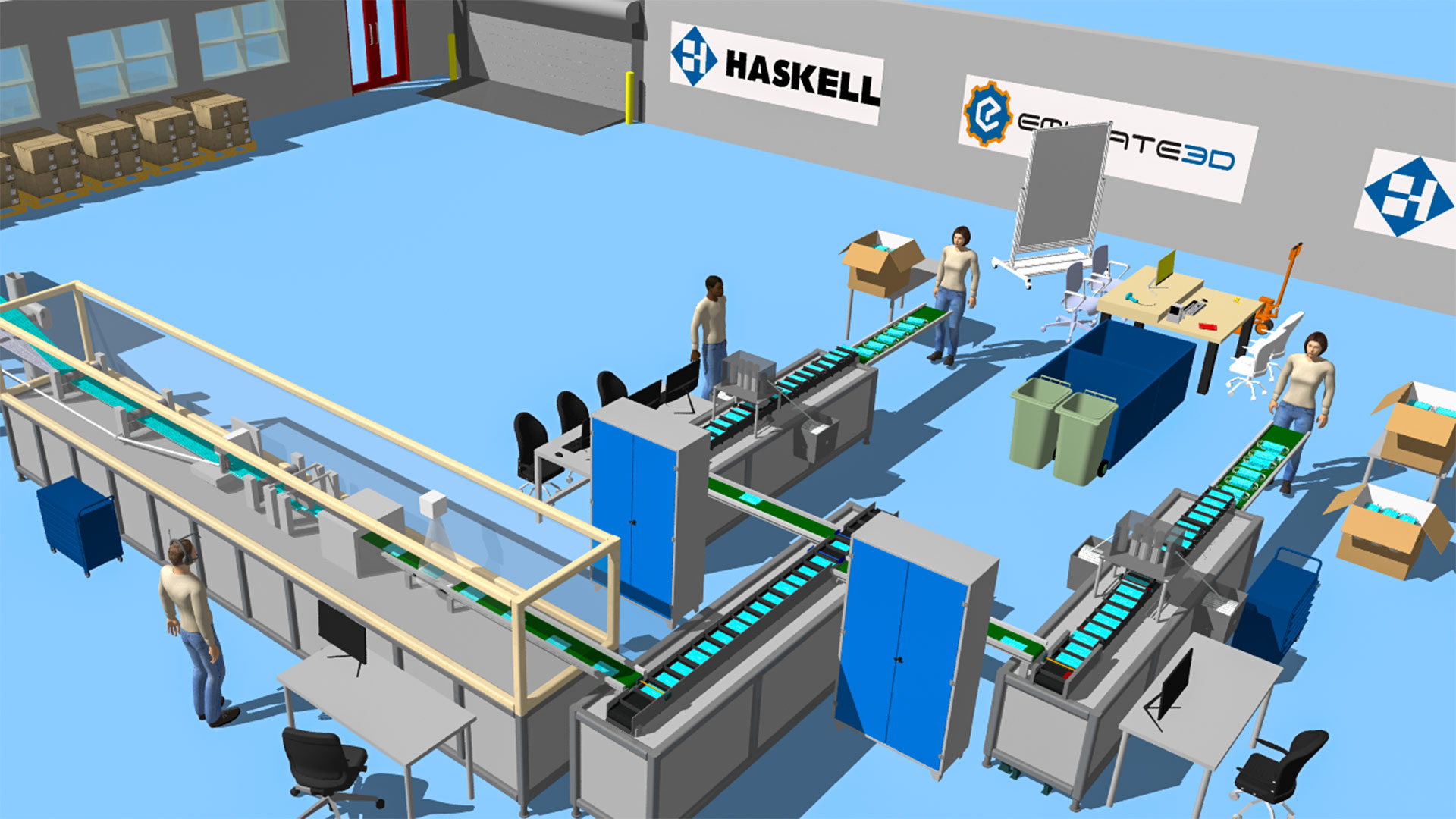 Test Facility Layouts for Efficiency with Digital Twin Simulation | Haskell